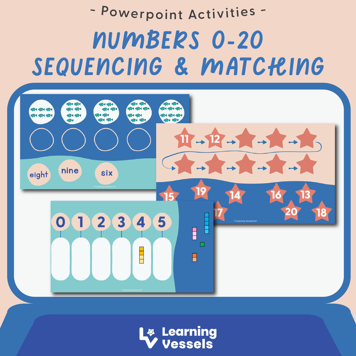 Numbers Matching & Sequencing - Numbers & Number Words 0-20 – Learning ...