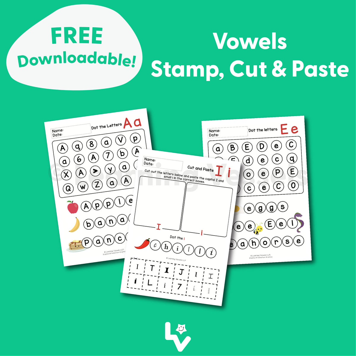 Vowels Activities (Free!) – Learning Vessels