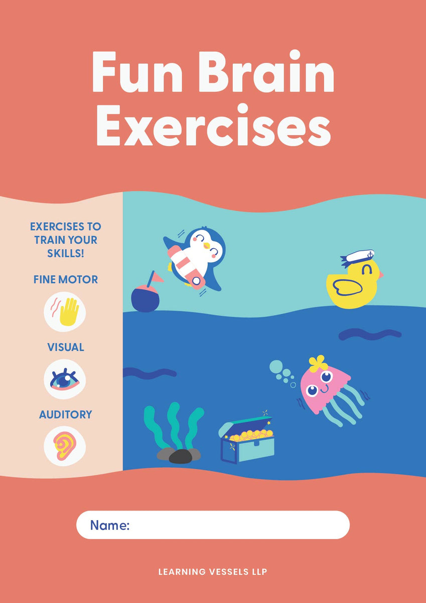Fun Brain Exercises Book | Learning Vessels | Singapore